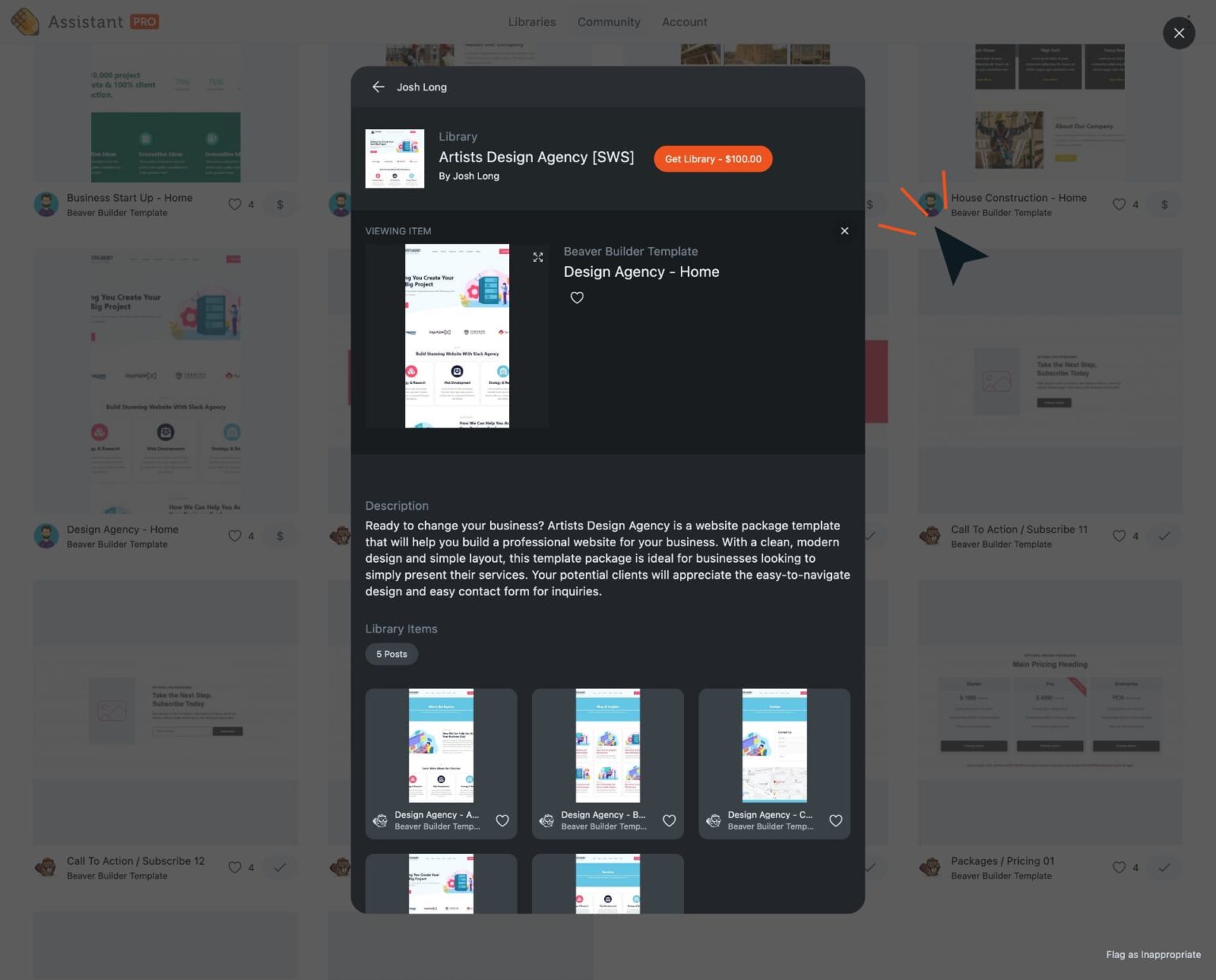Assistant Pro - WordPress Cloud Storage & Template Marketplace