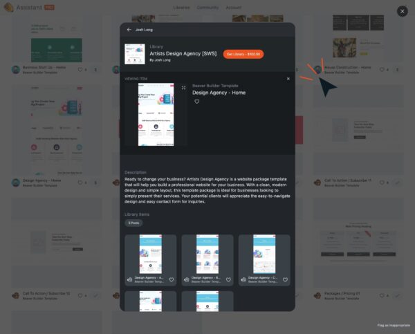 Assistant Pro - WordPress Cloud Storage & Template Marketplace
