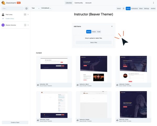 Assistant Pro - WordPress Cloud Storage & Template Marketplace
